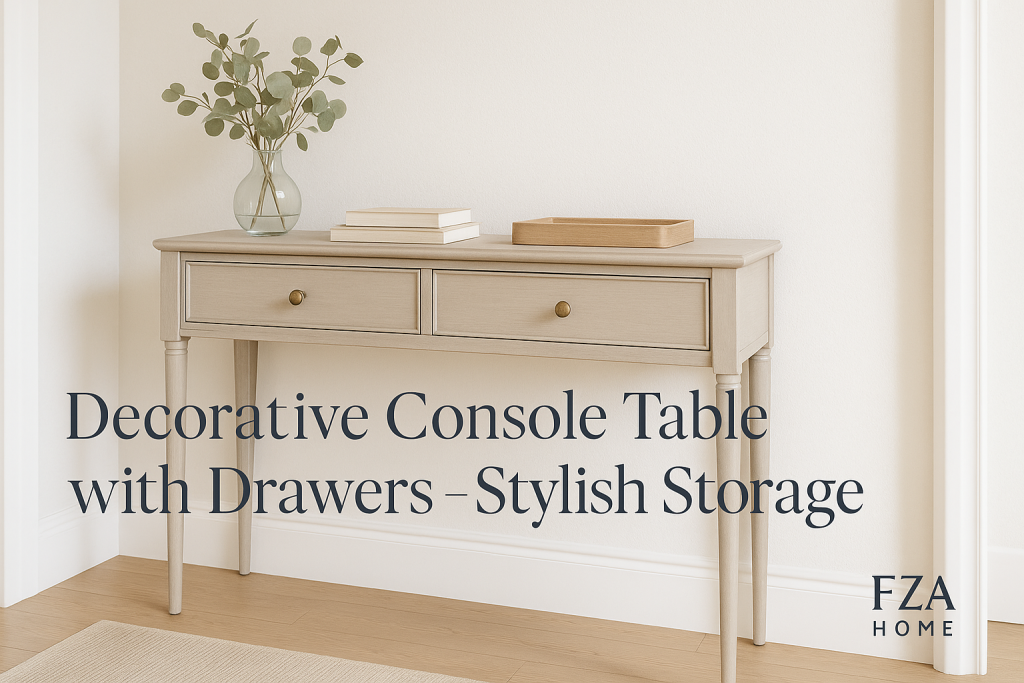 Decorative Console Table with Drawers – Stylish Storage